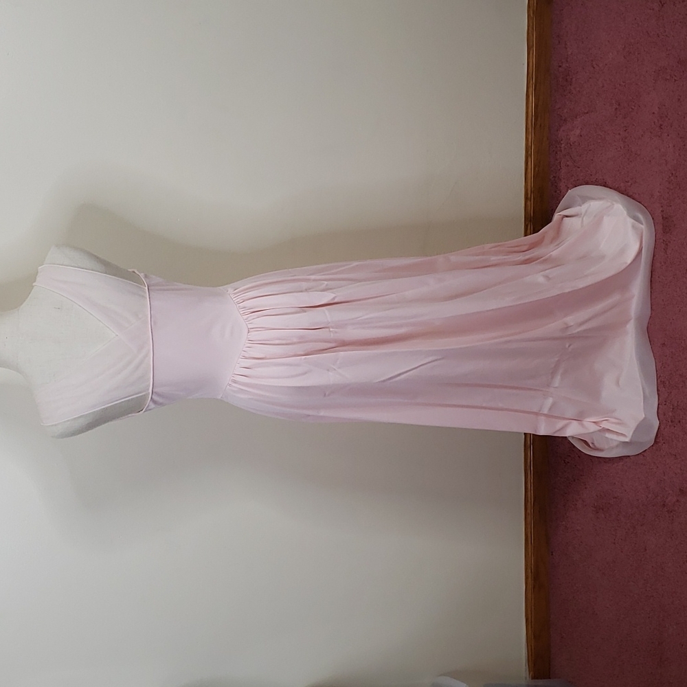 Rare Laros Pink Floral 1950s Nightgown - Gem